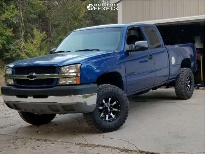 2003 Chevrolet Silverado 2500 HD with 16x8 0 Moto Metal Mo970 and 33/12 ...