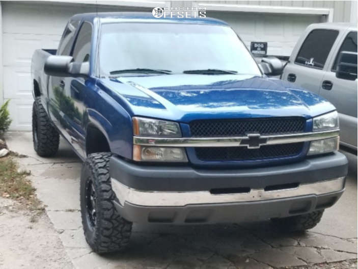 2003 Chevrolet Silverado 2500 HD with 16x8 0 Moto Metal Mo970 and 33/12 ...