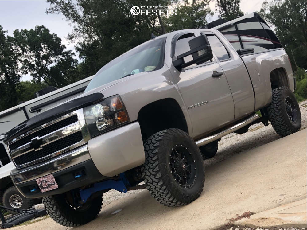 2008 Chevrolet Silverado 1500 with 18x9 -12 Ballistic Tank and 35/12 ...