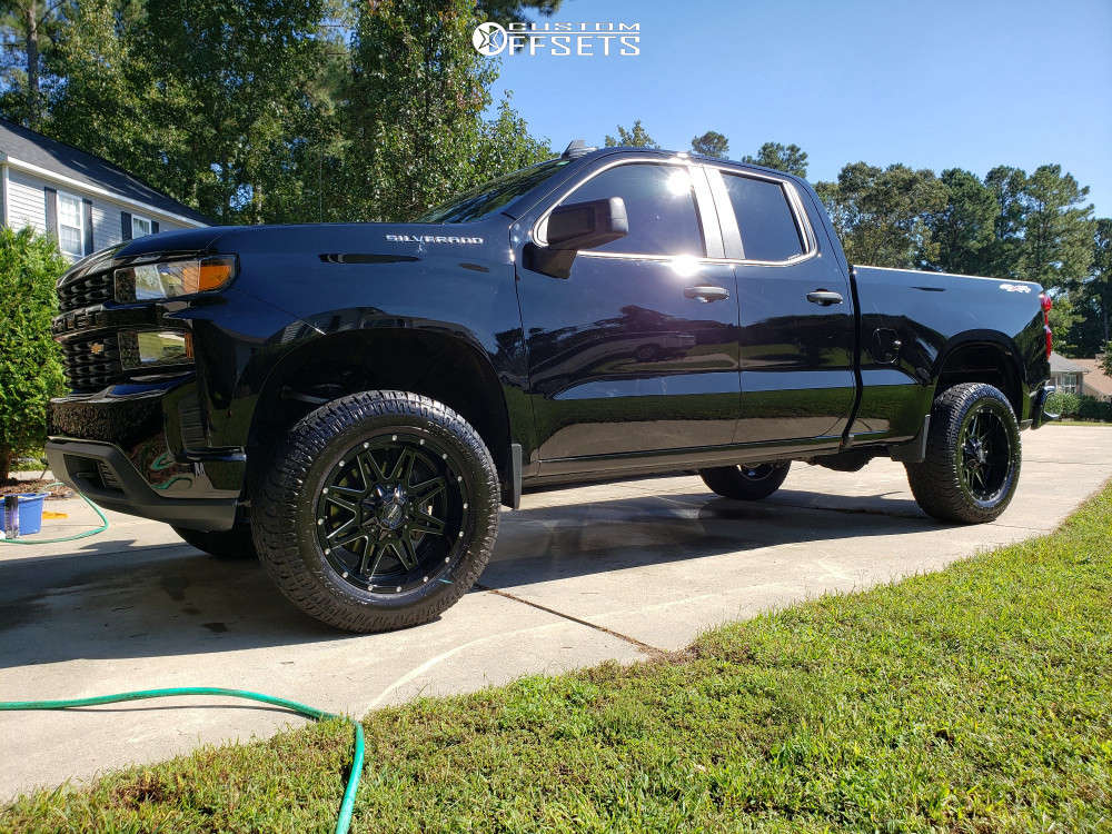 2019 Chevrolet Silverado 1500 with 20x9.5 -6 Pro Comp Series 42 and 295 ...