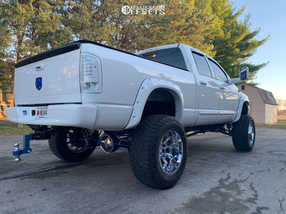 2007 Dodge Ram 1500 with 20x12 -44 Vision Bomb and 37/12.5R20 AMP Mud ...