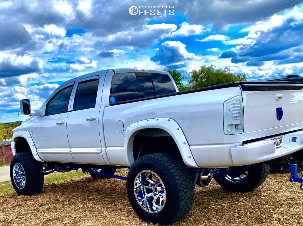 2007 Dodge Ram 1500 with 20x12 -44 Vision Bomb and 37/12.5R20 AMP Mud ...