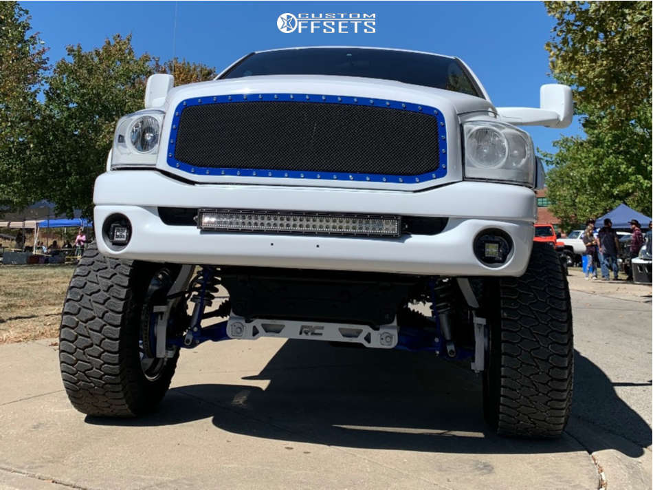 2007 Dodge Ram 1500 with 20x12 -44 Vision Bomb and 37/12.5R20 AMP Mud ...