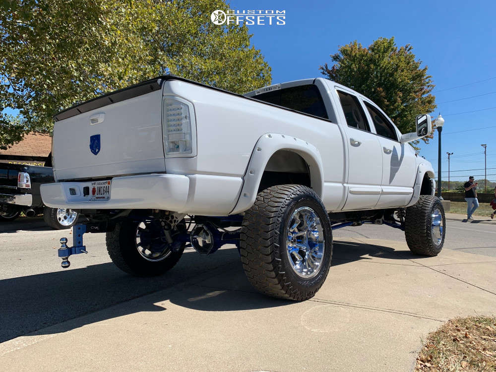 2007 Dodge Ram 1500 with 20x12 -44 Vision Bomb and 37/12.5R20 AMP Mud ...