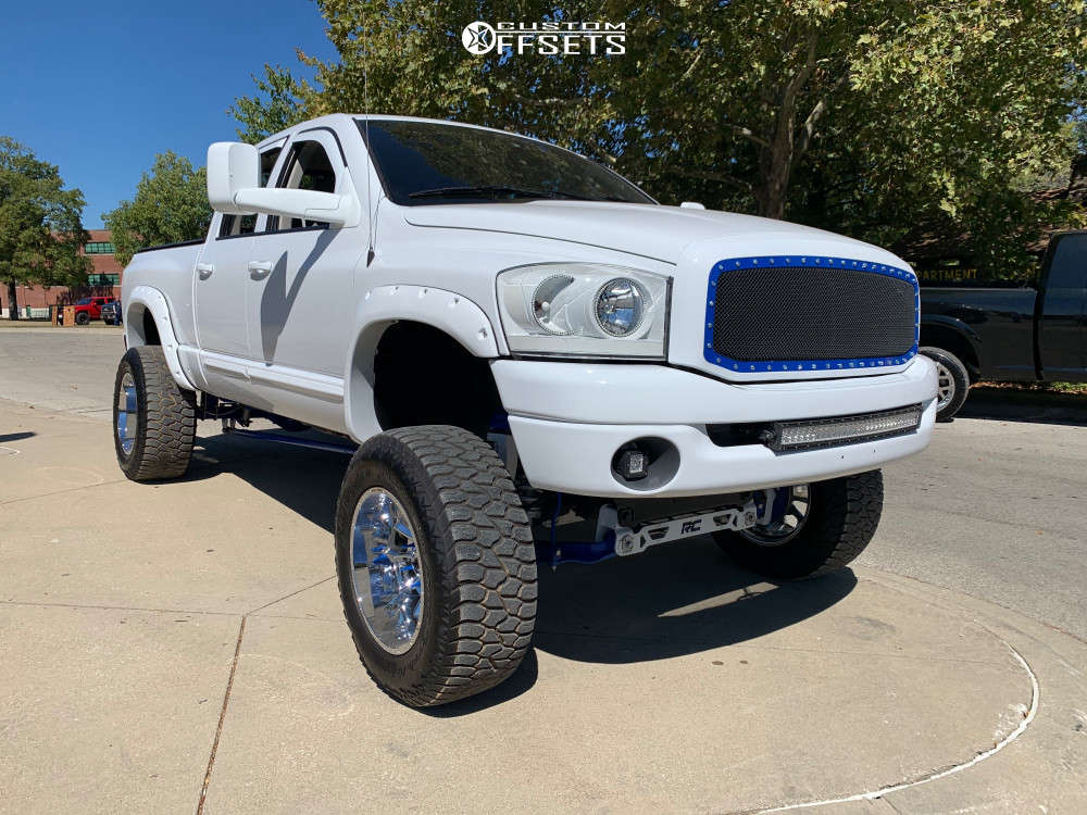 2007 Dodge Ram 1500 with 20x12 -44 Vision Bomb and 37/12.5R20 AMP Mud ...