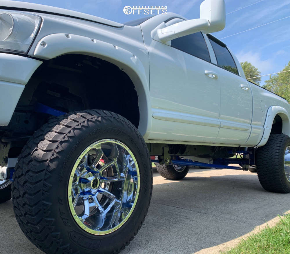 2007 Dodge Ram 1500 with 20x12 -44 Vision Bomb and 37/12.5R20 AMP Mud ...