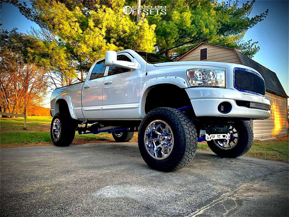 2007 Dodge Ram 1500 with 20x12 -44 Vision Bomb and 37/12.5R20 AMP Mud ...