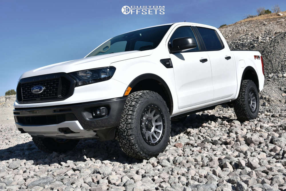 2020 Ford Ranger with 17x8.5 25 Icon Alloys Compression and 265/70R17 ...
