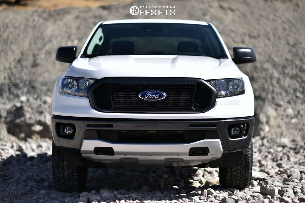 2020 Ford Ranger with 17x8.5 25 Icon Alloys Compression and 265/70R17 ...