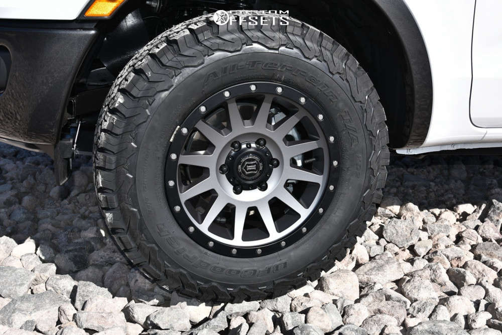 2020 Ford Ranger with 17x8.5 25 Icon Alloys Compression and 265/70R17 ...