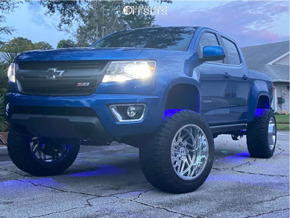 2020 Chevrolet Colorado with 20x12 -55 Hostile Jigsaw and 33/12.5R20 ...