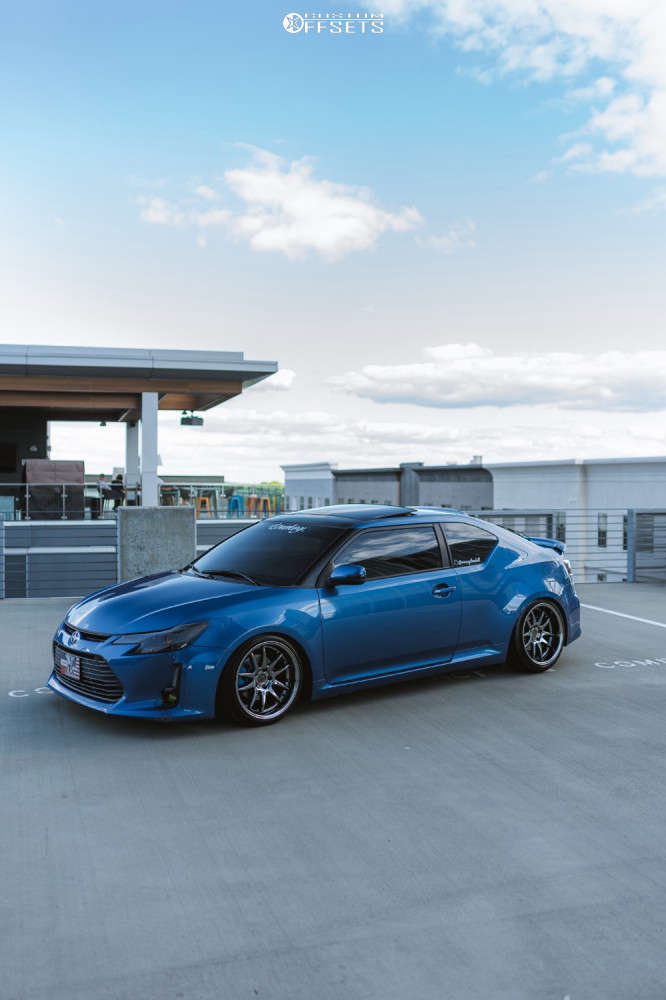 2016 Scion TC with 18x9.5 22 Aodhan Ds02 and 225/40R18 Achilles 2233 ...