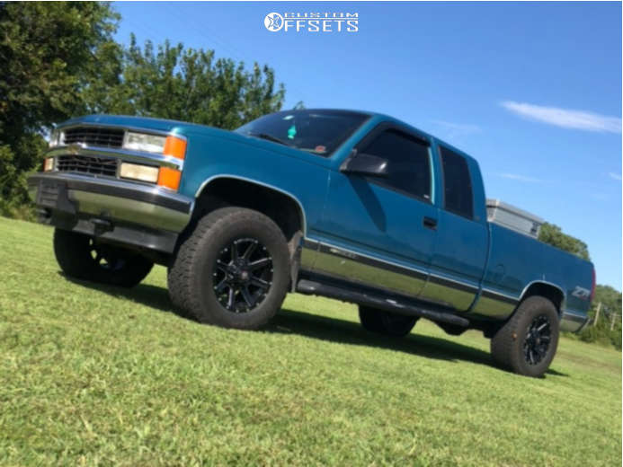 1997 Chevrolet C1500 with 17x9 0 Ballistic Razorback and 285/70R17 ...