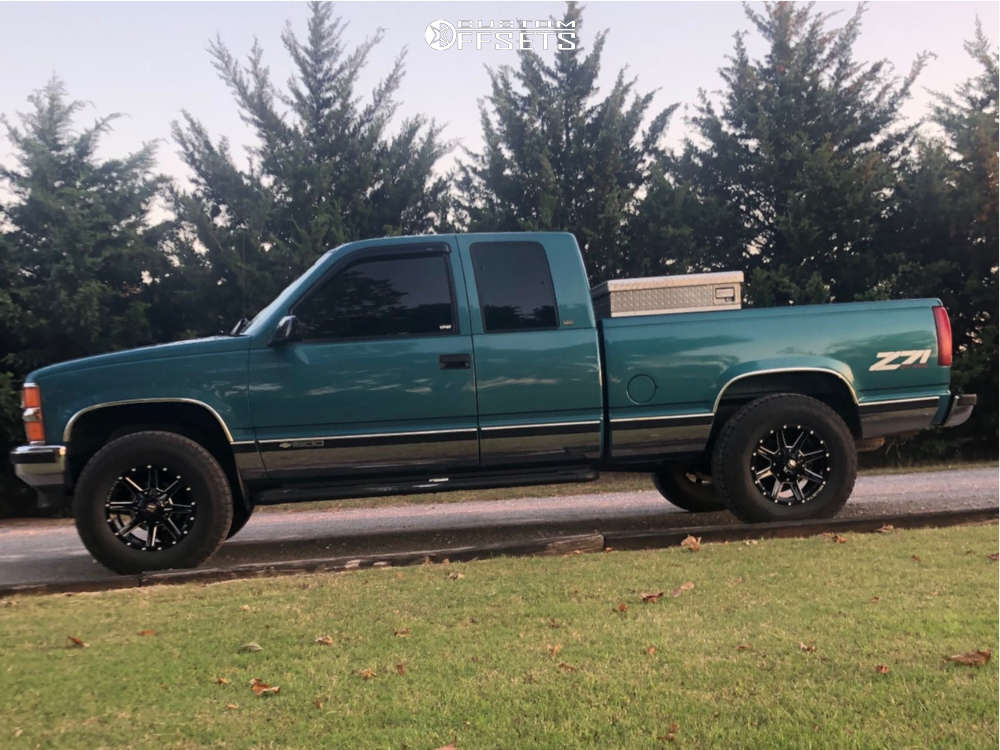 1997 Chevrolet C1500 with 17x9 0 Ballistic Razorback and 285/70R17 ...