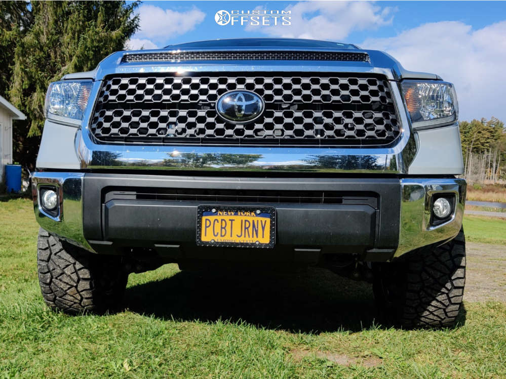 2020 Toyota Tundra with 20x9 12 Vision Empire and 295/55R20 Nitto Ridge ...