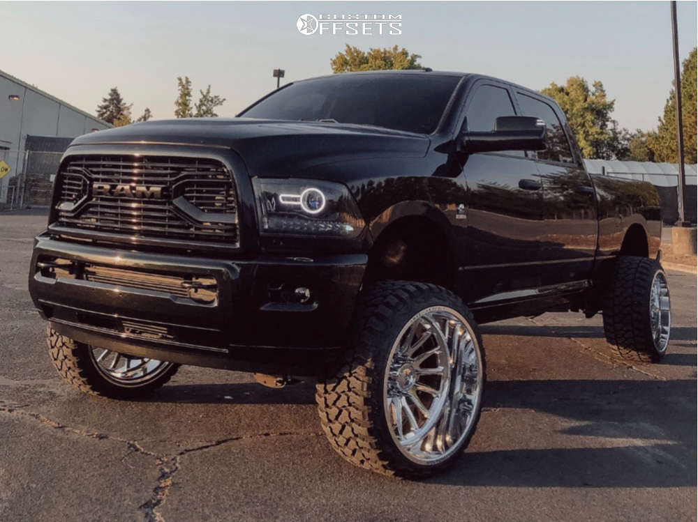 2016 Ram 2500 with 24x14 -70 American Force Nemesis Sfcc and 33/14.5R24 ...