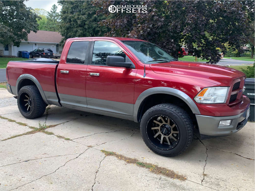 2012 Ram 1500 with 20x12 -44 Raceline Twist and 33/12.5R20 Suretrac ...