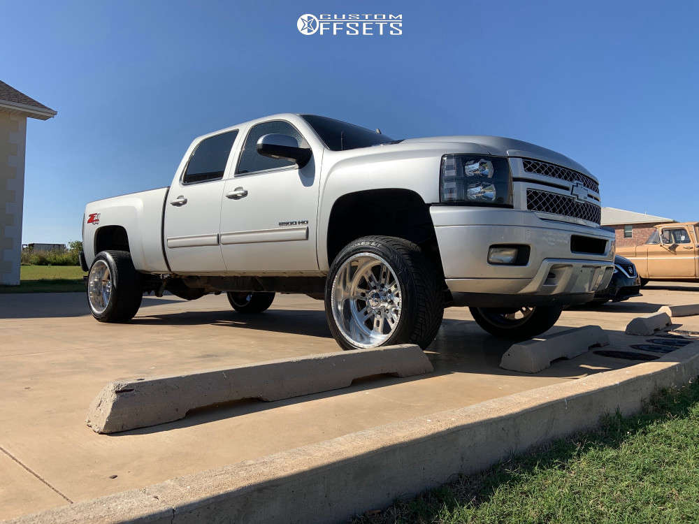 2013 Chevrolet Silverado 2500 HD with 22x12 -40 American Force Bishop ...