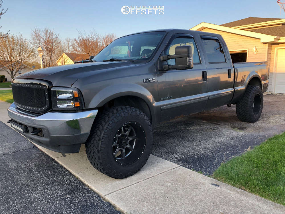 2002 Ford F-250 Super Duty with 20x12 -44 Moto Metal Mo970 and 33/12 ...