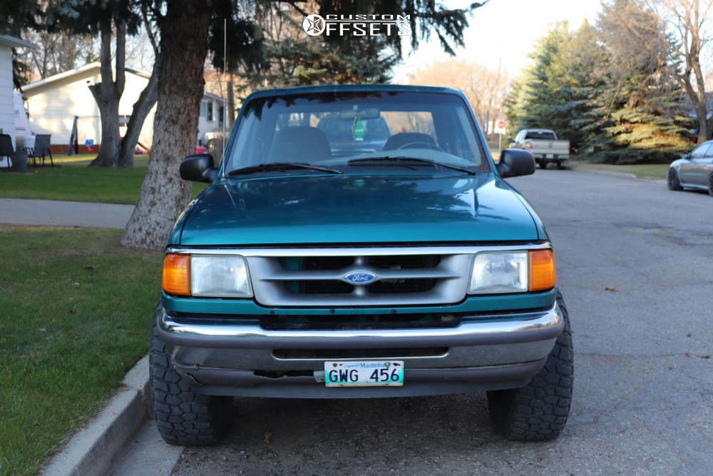 1997 Ford Ranger with 15x10 -39 Vision D Window and 32/11.5R15 ...