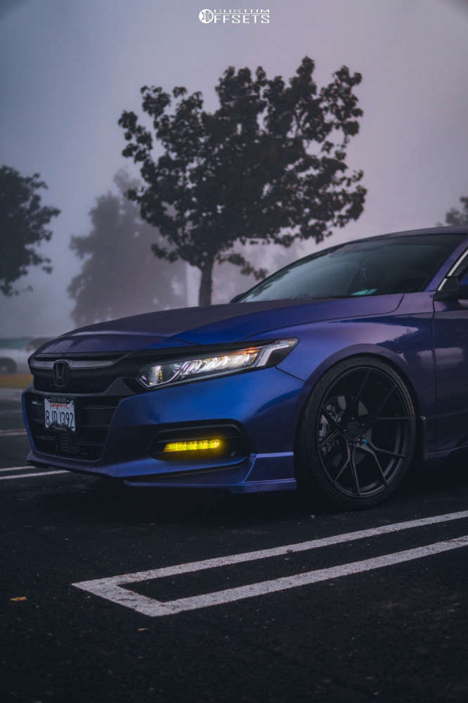 2018 Honda Accord with 20x10 40 Stance Sf-07 and 285/30R20 Federal 595 ...