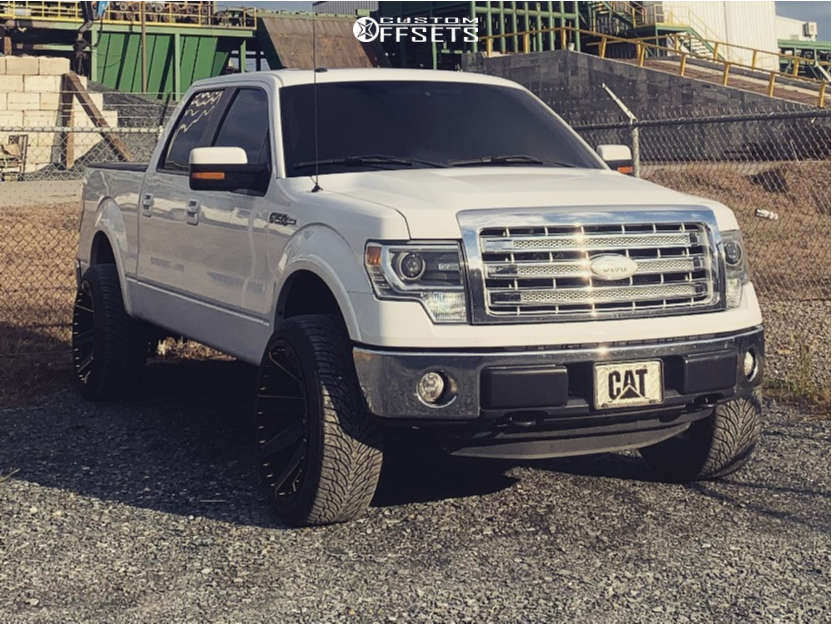 2014 Ford F-150 with 24x12 -44 Xtreme Mudder Xm-301 and 305/50R24 ...