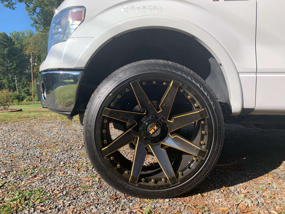 2014 Ford F-150 with 24x12 -44 Xtreme Mudder Xm-301 and 305/50R24 ...