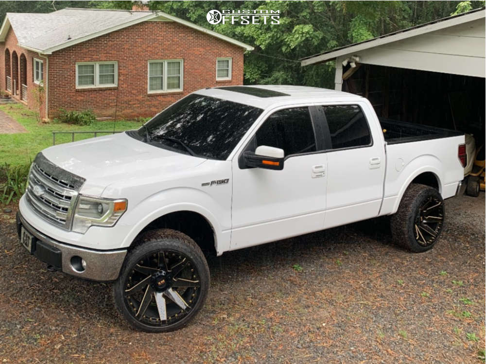 2014 Ford F-150 with 24x12 -44 Xtreme Mudder Xm-301 and 305/50R24 ...