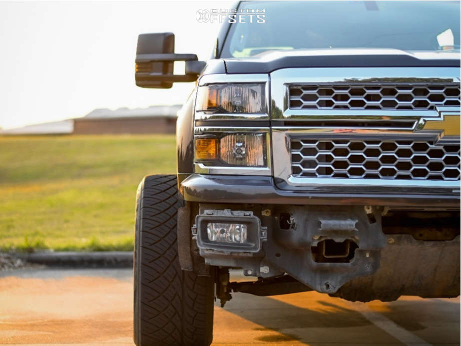 2015 Chevrolet C1500 with 20x12 -44 Hardrock Crusher and 305/50R20 ...