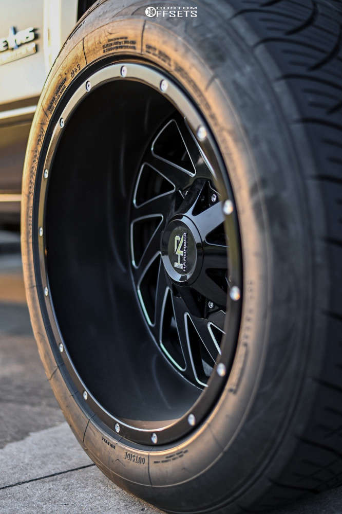 2015 Chevrolet C1500 with 20x12 -44 Hardrock Crusher and 305/50R20 ...