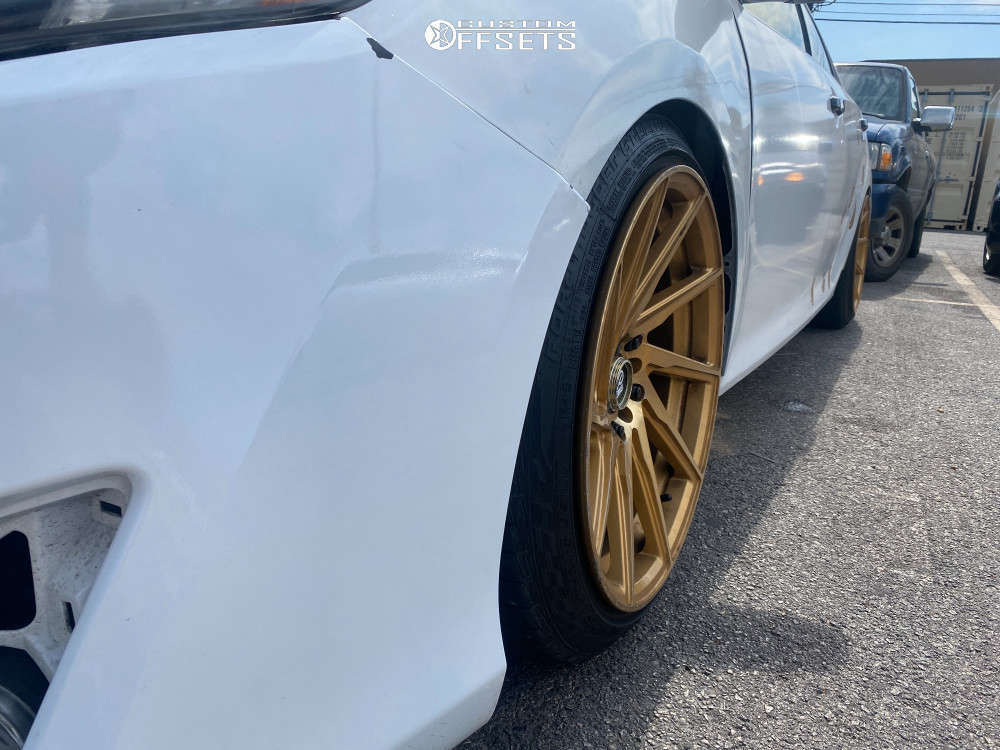 2014 Toyota Camry with 18x9.5 35 F1R F29 and 215/45R18 Road Hugger Gt ...