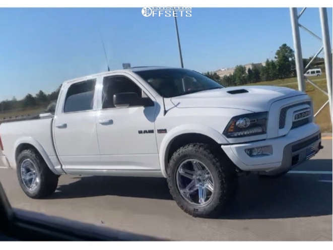 2018 Ram 1500 with 20x10 -25 Vision Razor and 35/12.5R20 Goodyear ...