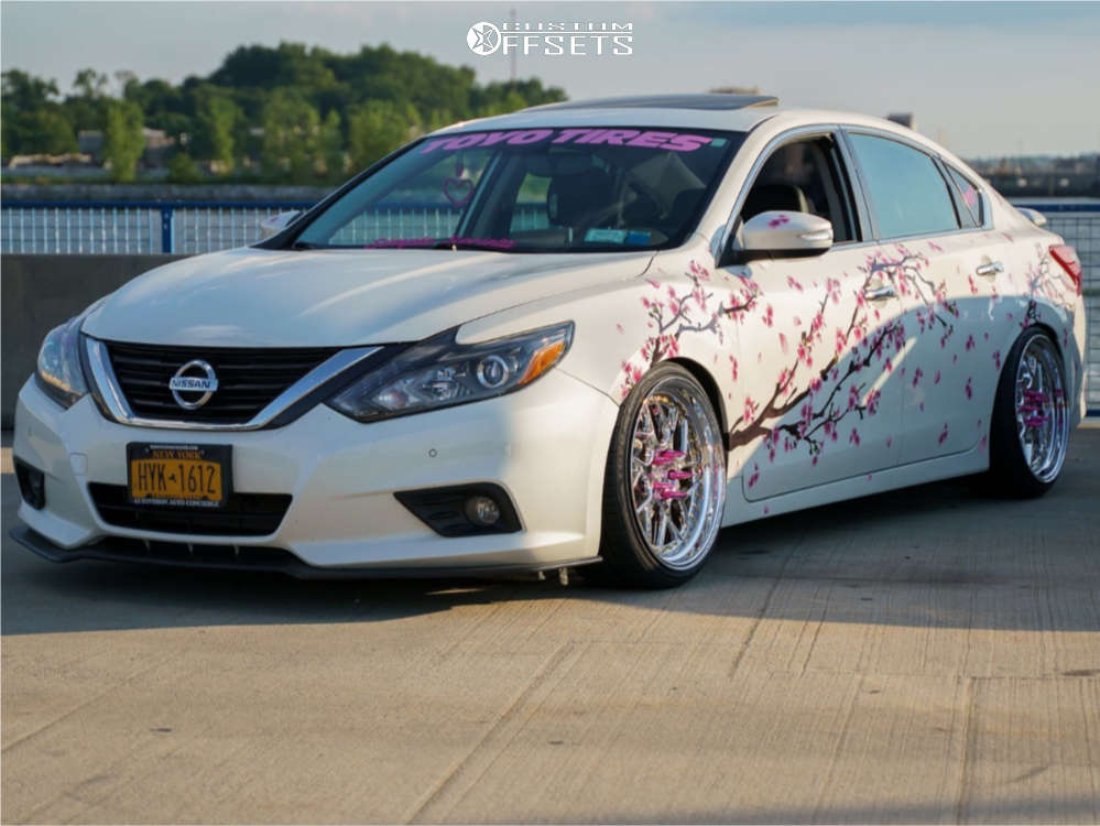 2017 Nissan Altima with 19x9.5 15 Aodhan Ds01 and 225/35R19 Toyo Tires ...