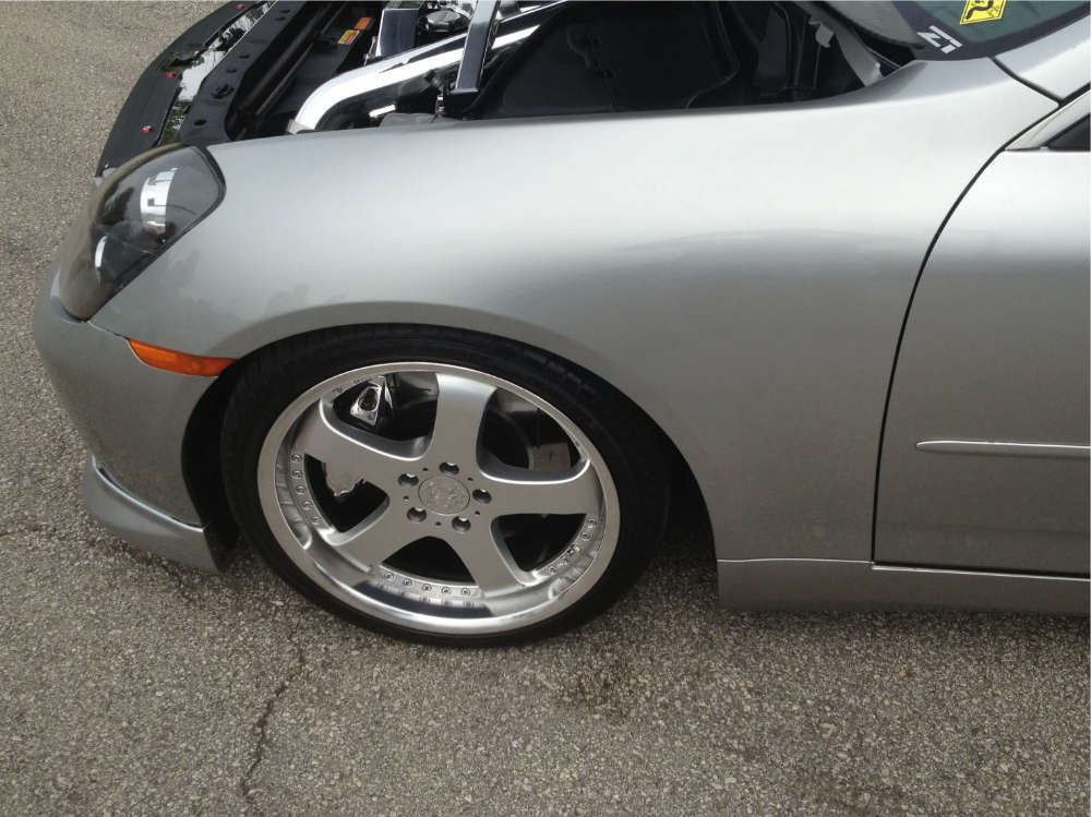 2004 INFINITI G35 with 19x8.5 20 Axis Milano and 245/35R19 Achilles Atr ...
