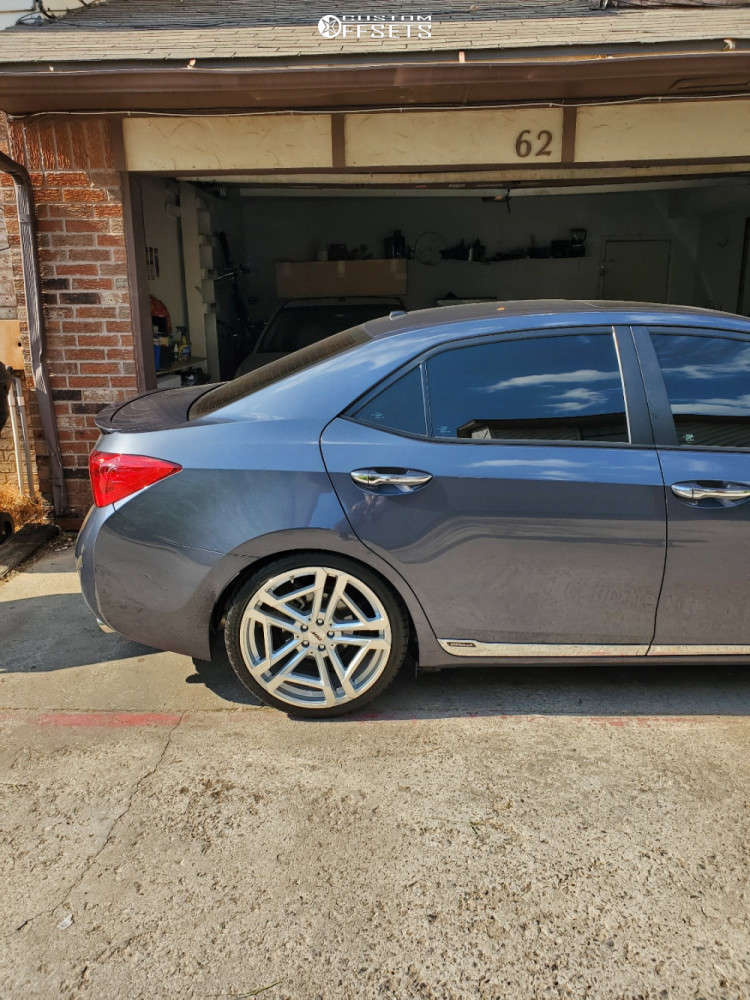 2017 Toyota Corolla Wheel Offset Tucked Lowering Springs | 1300210 ...