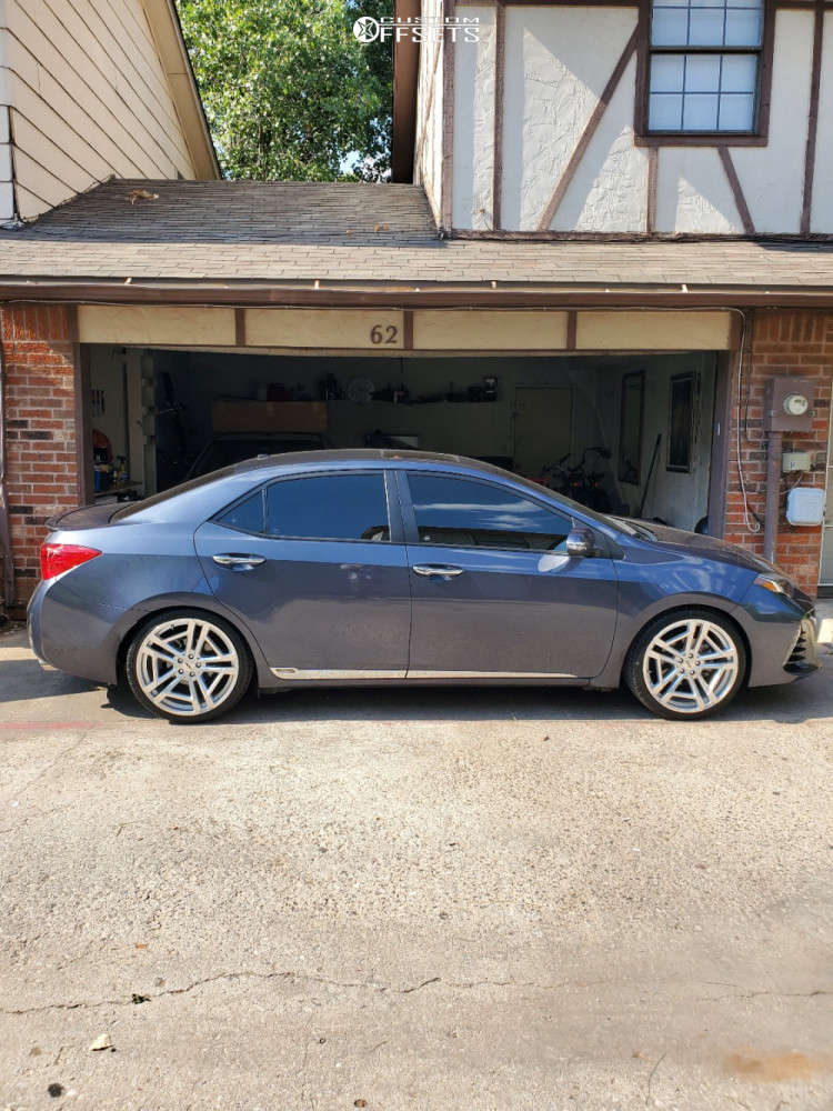 2017 Toyota Corolla Wheel Offset Tucked Lowering Springs | 1300210 ...