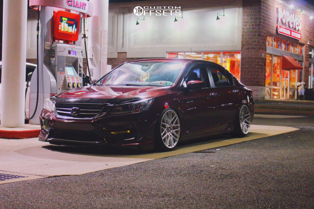 2013 Honda Accord with 19x8.5 35 Rotiform Rse and 225/35R19 Nankang Ns ...