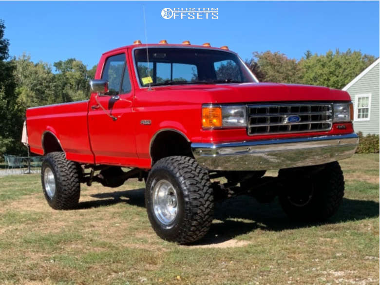 1989 Ford F-250 with 16x12 -44 Mickey Thompson Classic Iii and 35/12 ...