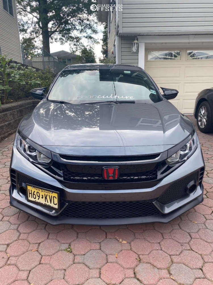 2019 Honda Civic with 17x9 30 MST Mt30 and 215/45R17 Milestar Ms932 and ...
