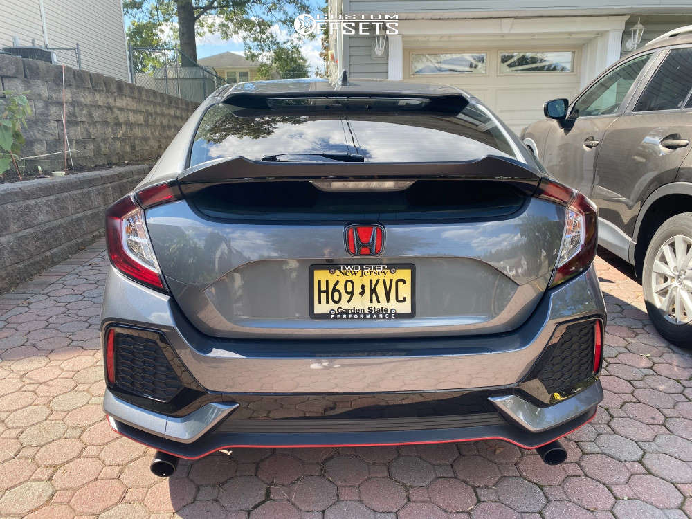 2019 Honda Civic with 17x9 30 MST Mt30 and 215/45R17 Milestar Ms932 and ...