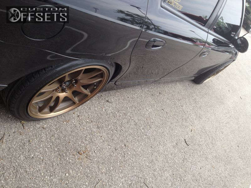 2004 Dodge Neon with 17x9 25 Rota Torque and 215/45R17 Nexen 3000 and ...