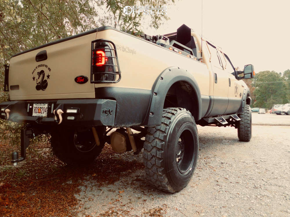 2002 Ford F-250 Super Duty with 20x12 -44 Black Rhino Arsenal and 42/12 ...