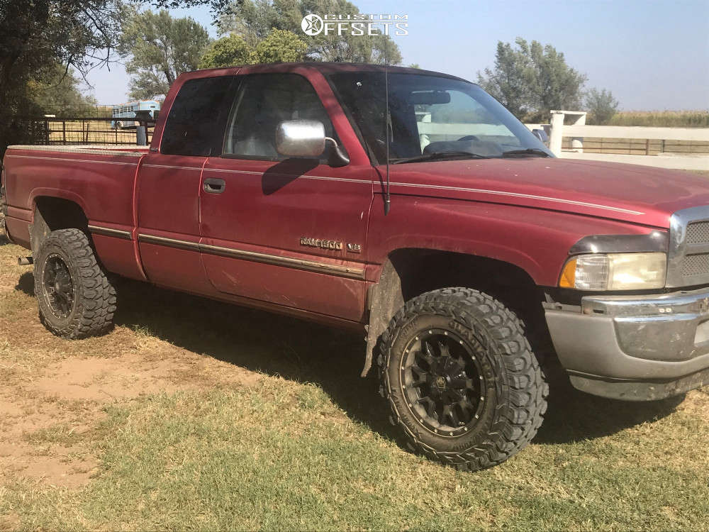 1997 Dodge Ram 1500 with 17x9 -12 Mayhem Warrior and 285/65R17 ...