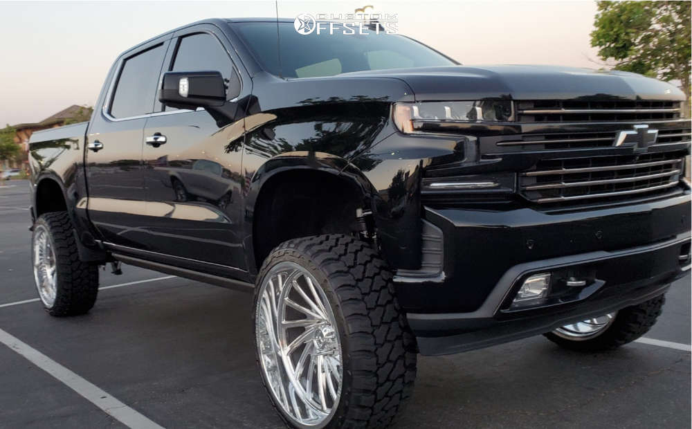 2019 Chevrolet Silverado 1500 with 26x12 -44 Hostile Forged Chaos and ...