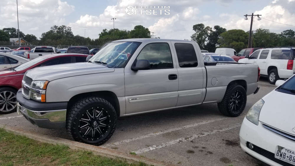 2004 Chevrolet Silverado 1500 with 20x9 0 XF Offroad Xf-219 and 305 ...