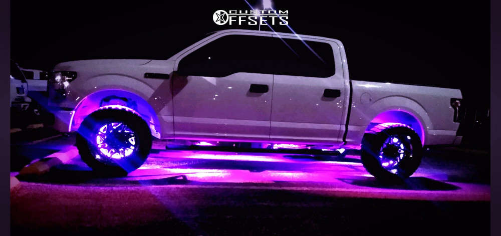 2017 Ford F-150 with 22x12 -44 Dropstars 657bm and 33/12.5R22 Atlas ...