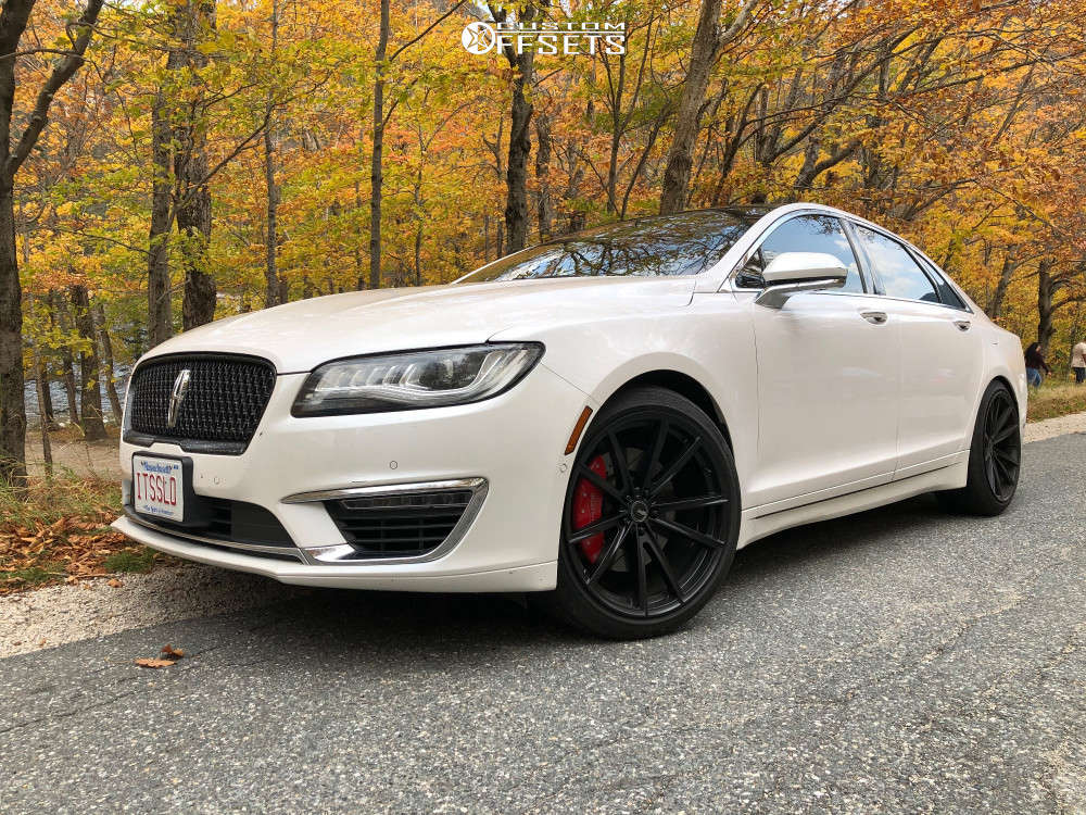 2017 Lincoln MKZ with 20x10 42 Advanti Racing Torcere and 245 40R20 Vercelli Strada Ii and Stock Custom Offsets