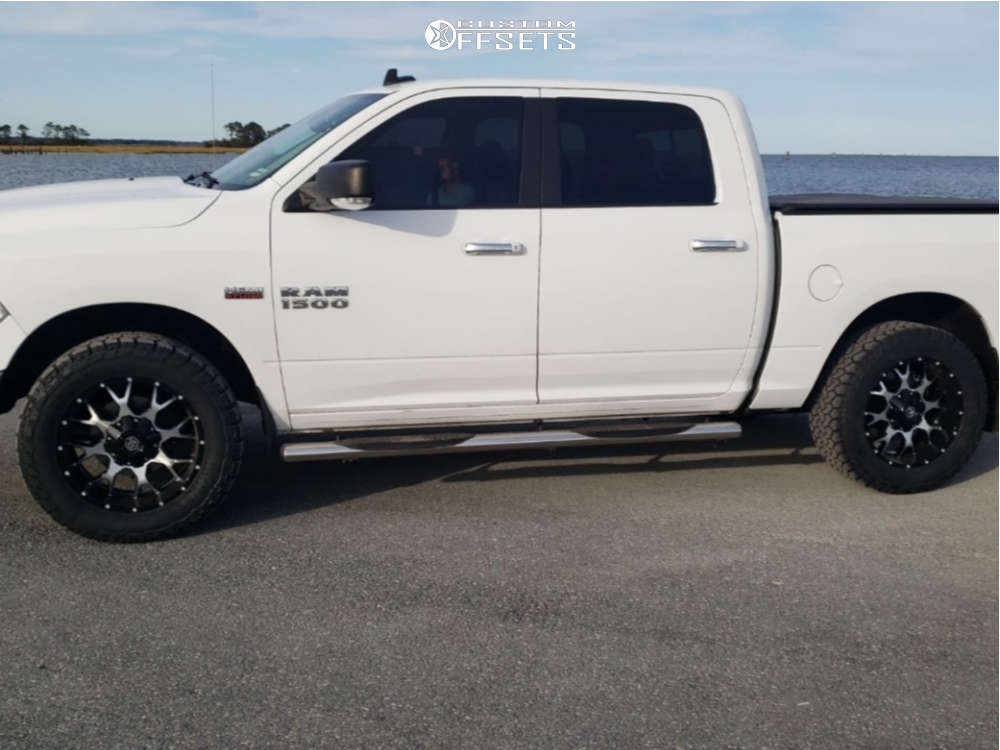 2016 Ram 1500 with 20x10 -24 Mayhem Warrior and 33/12.5R20 General Atx ...