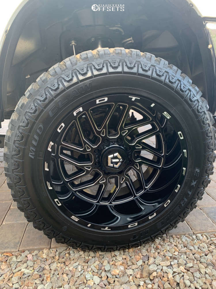 2019 Ram 2500 with 22x12 -44 TIS 544BM and 37/13.5R22 Mud Claw Extreme M/t and Suspension Lift 5 ...