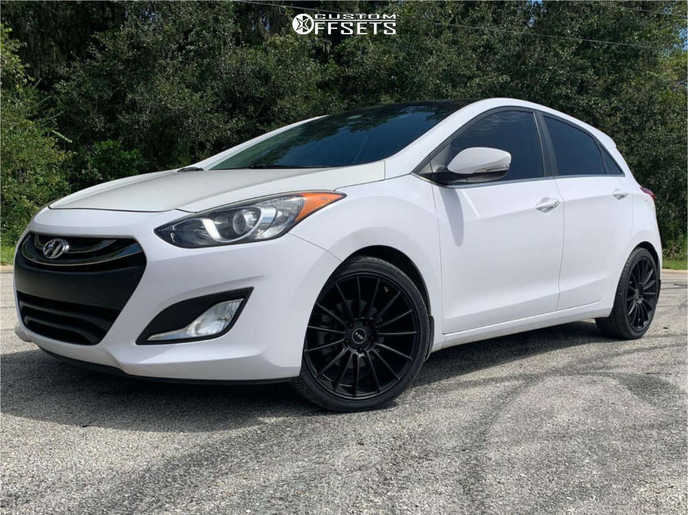 2015 Hyundai Elantra GT with 18x7.5 35 NS Ns1402 and 215/40R18 Kumho ...